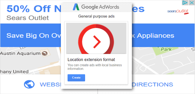 AdWords Location Display Ad Format Now Available - Localnology